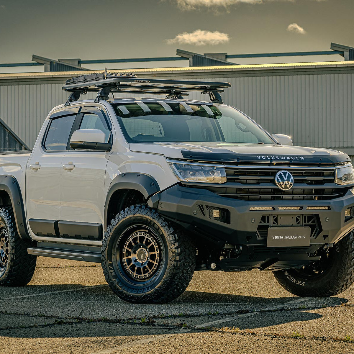 Amarok NF Bull Bar (No Loop) Diablo – VIKOR INDUSTRIES