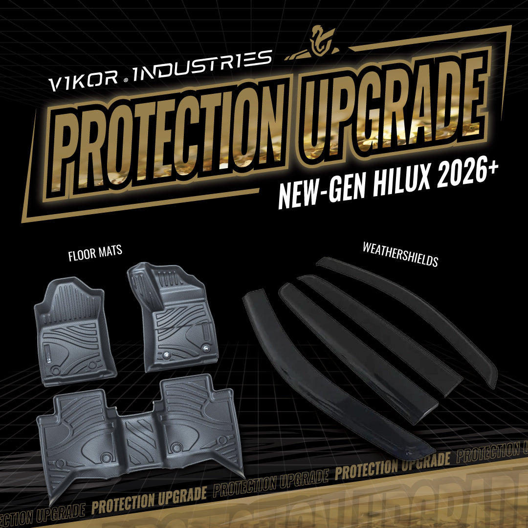N90 Toyota Hilux (2026+) - Protection Pack (Floor Mats & Weathershields ...