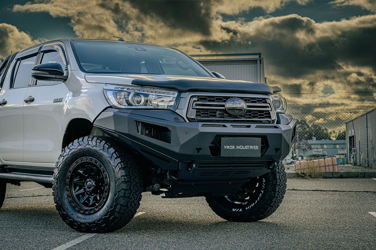 Diablo Bull Bar (No-Loop) | Toyota Hilux Bull Bar (N80) Premium ...