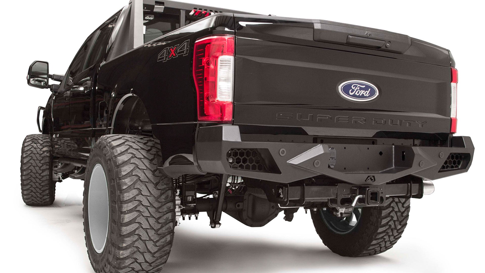 Ford F250 Rear Bumper (2017-2021) - Vengeance - Fab Fours Bumpers ...